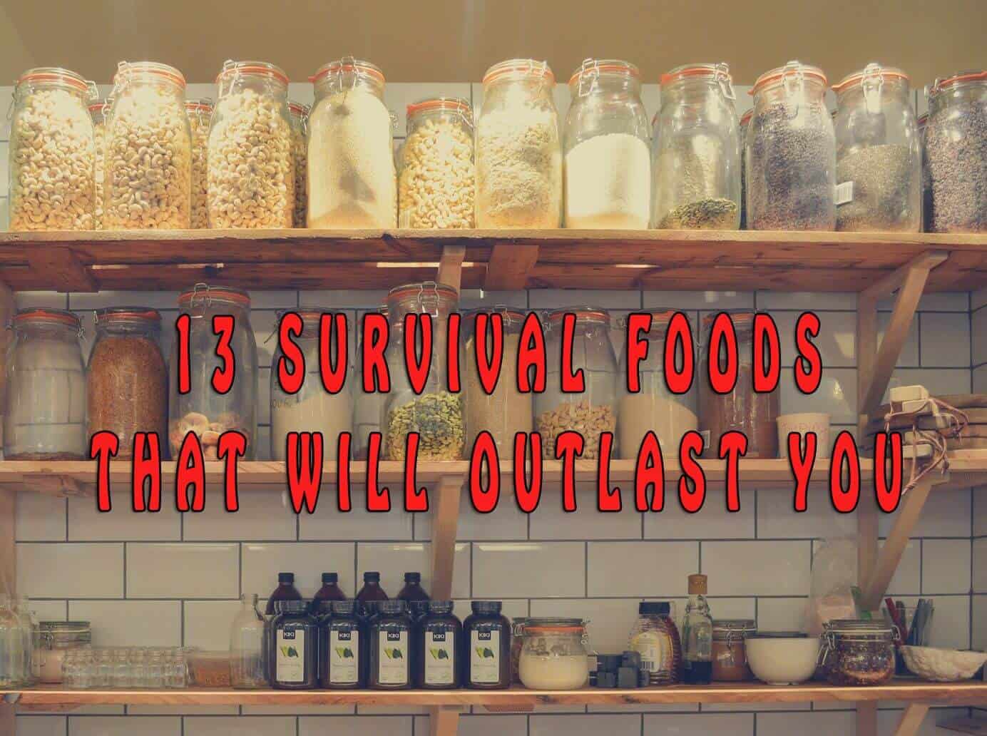 13 Survival Foods That Will Outlast You Updated - Prepper's Will
