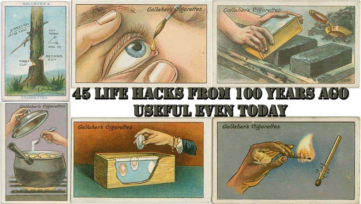 These 45 Life Hacks From 100 Years Ago Are Useful Even Today - Prepper ...