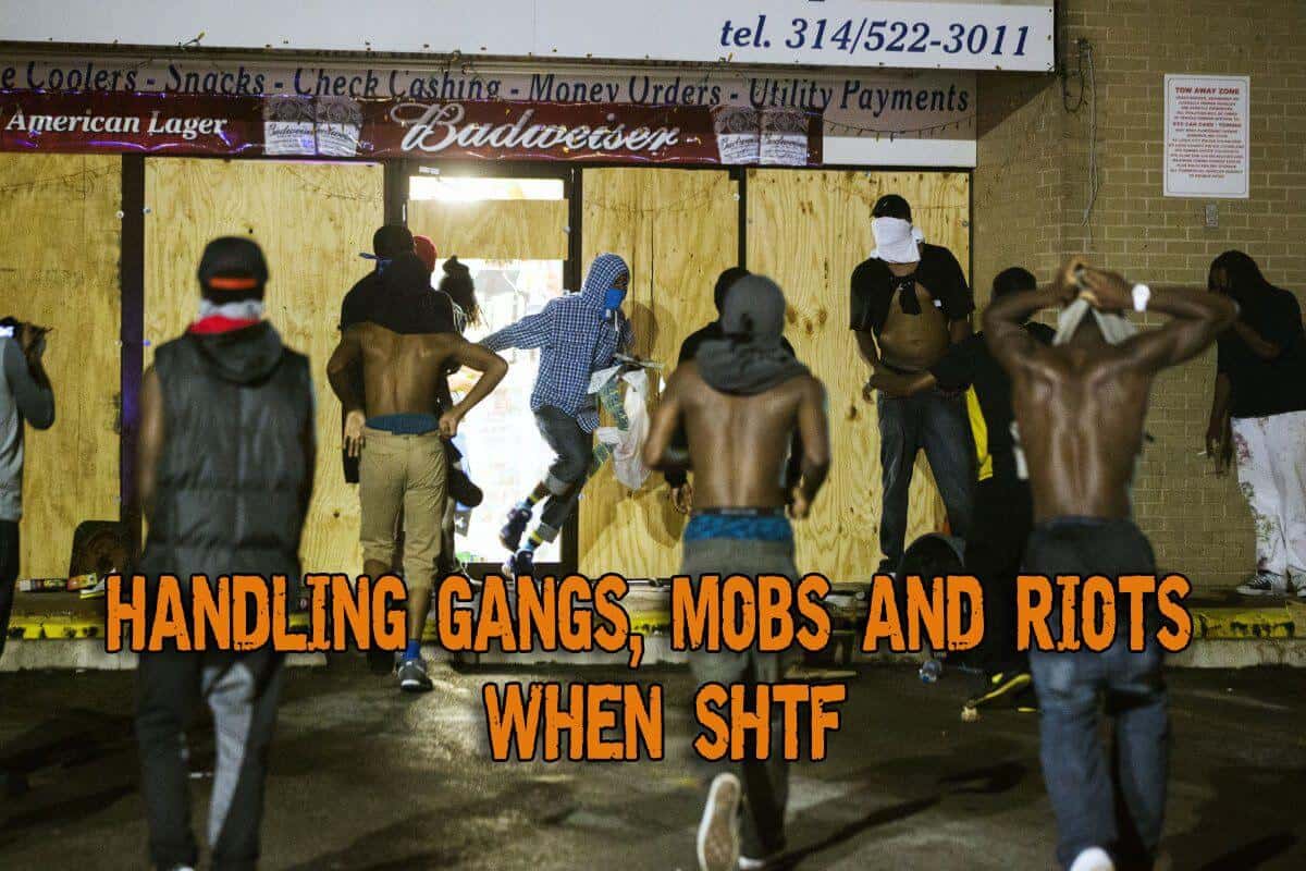 Handling Gangs, Mobs and Riots When SHTF - Prepper's Will